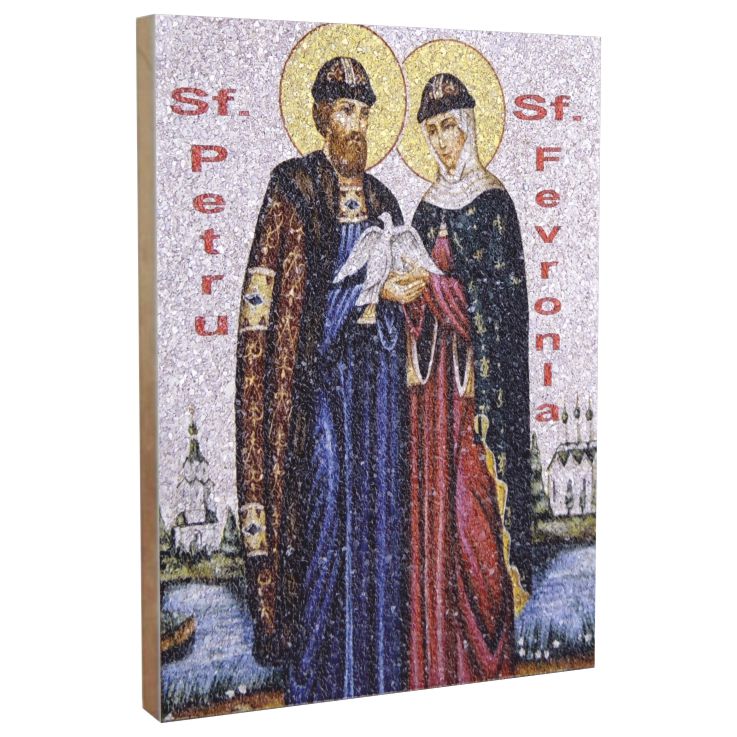 Icoana pe Coaja de Ou, Ecoart Movement, Sfintii Petru si Fevronia de ...