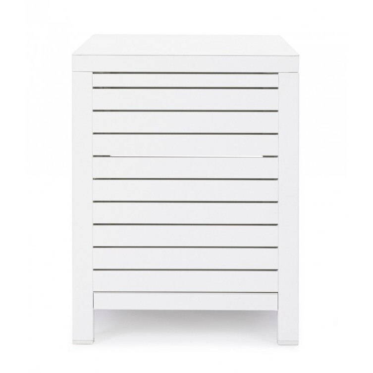 Comoda exterior aluminiu alb 90x55x70 cm - eMAG.ro