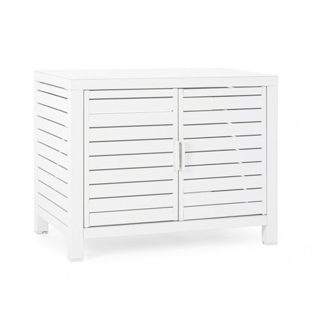 Comoda exterior aluminiu alb 90x55x70 cm - eMAG.ro