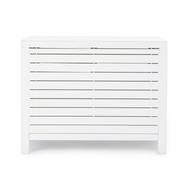Comoda exterior aluminiu alb 90x55x70 cm - eMAG.ro