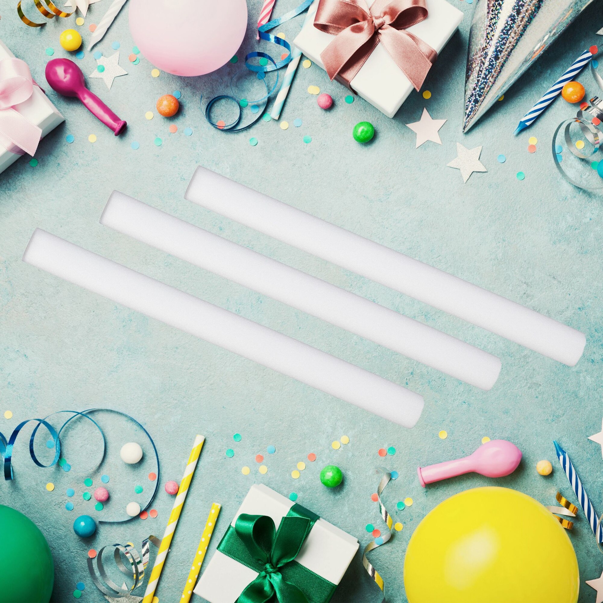 Set 12 baghete luminoase LED pentru petreceri, multicolore, 47,5 cm x 4 ...