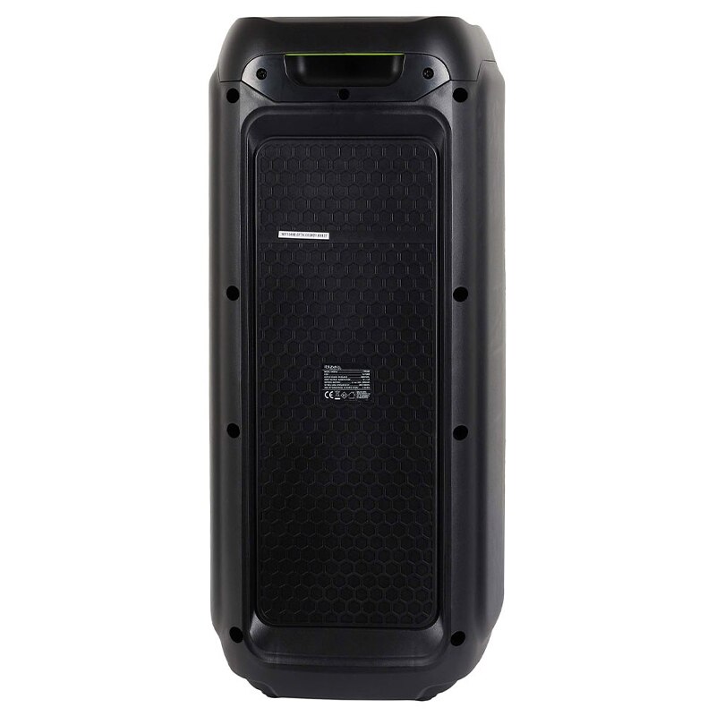 Boxa portabila cu bluetooth 300W Ibiza, 2 difuzoare, LED, AUX, USB ...