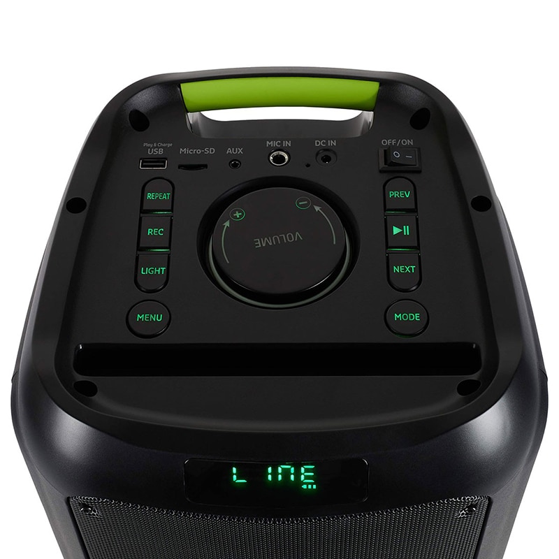 Boxa portabila cu bluetooth 300W Ibiza, 2 difuzoare, LED, AUX, USB ...