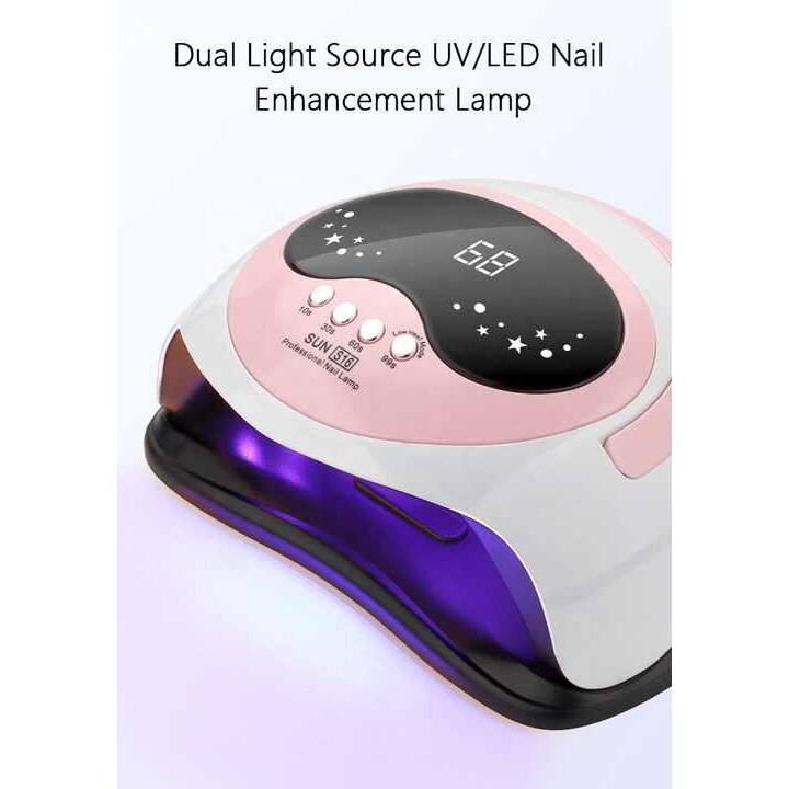 Комбинирана лампа за маникюр и педикюр SUN, LED/UV Lamp, 168W - eMAG.bg
