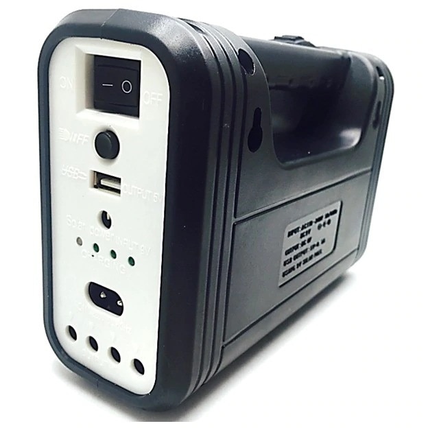 Kit solar GD-Lite 8017 dotat cu dispozitive USB cu 3 becuri LED si ...