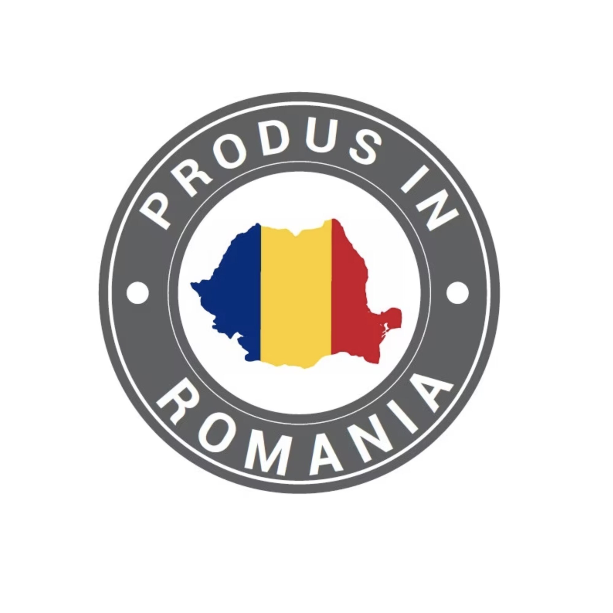 Set de 500 etichete autoadezive Produs in Romania, dimensiune 30 mm ...