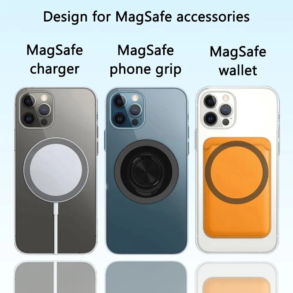 Inel TU&YA® magnetic pentru Baterie Externa Magsafe, 5cmx5cm - eMAG.ro