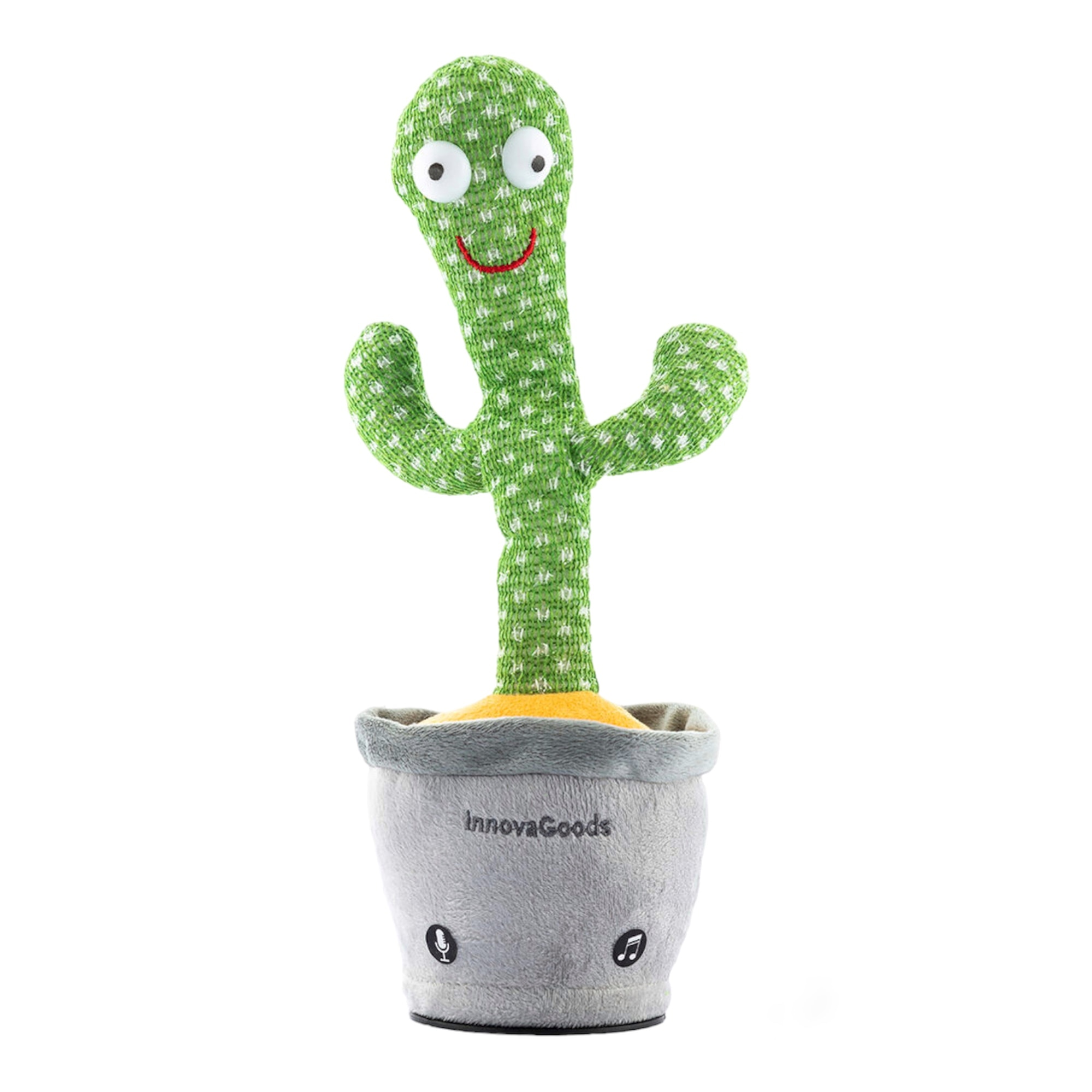 Cactus dansator si vorbitor, INNOVAGOODS, Verde - eMAG.ro