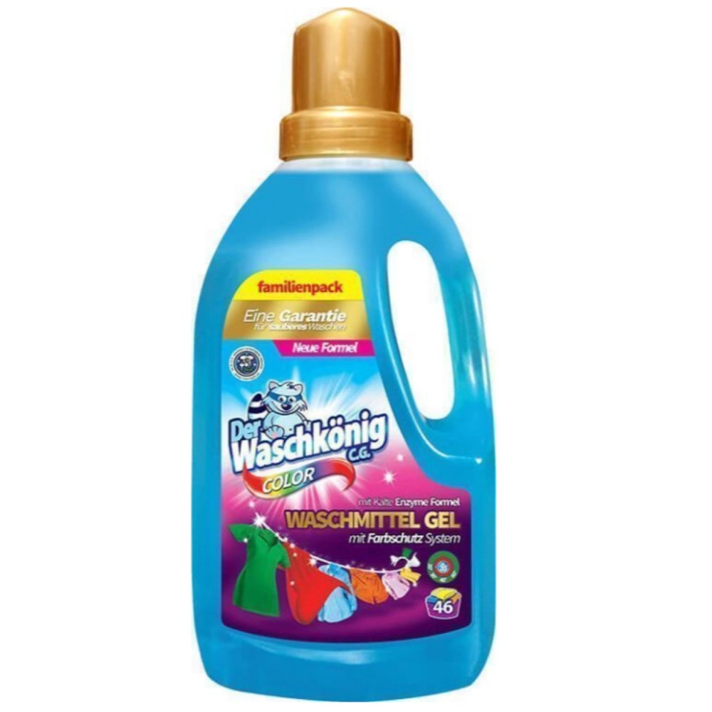 Detergent Rufe Gel Waschkonig, Color, 1.625 l - eMAG.ro