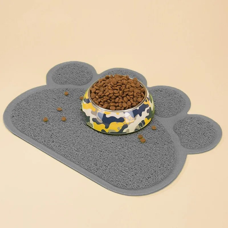 Covoras forma labuta Happy Meow pentru litiera sau boluri de hrana, 40× ...