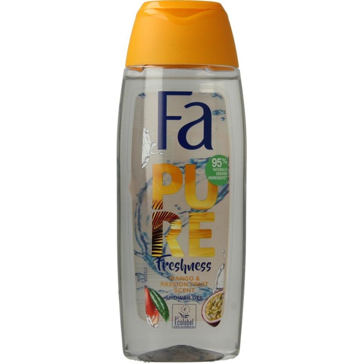 Gel de dus Fa Pure Freshness Mango & Passionfruit, 250ml - eMAG.ro
