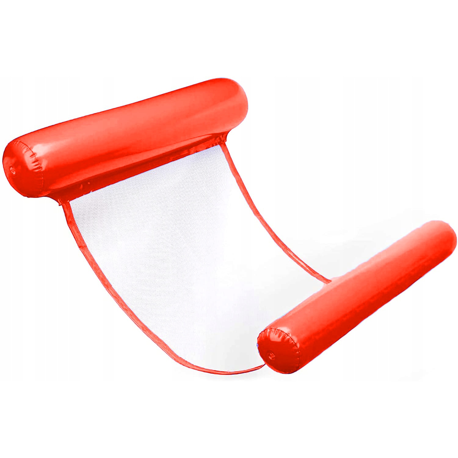 Hamac gonflabil pentru inot, Opengarden, PVC, 108x73 cm, Rosu - eMAG.ro