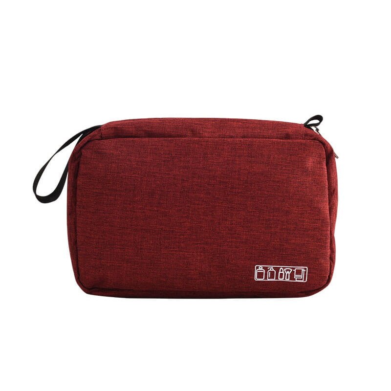 Portfard, Trip Story, Poliester, 22x14x7.5 cm, Burgundiu - eMAG.ro