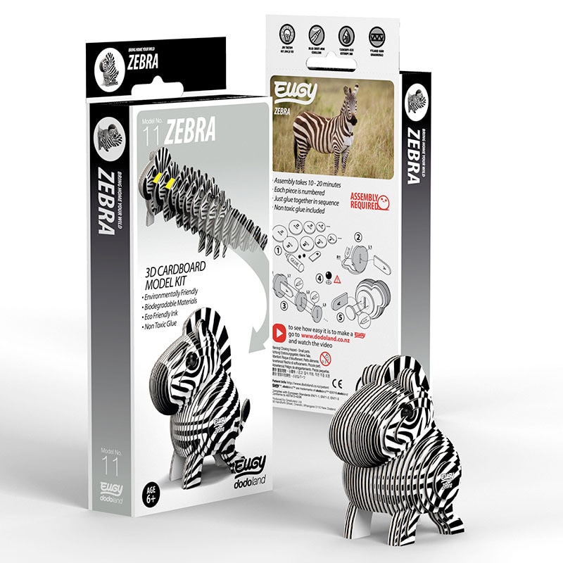 EUGY Zebra 3D puzzle - eMAG.hu