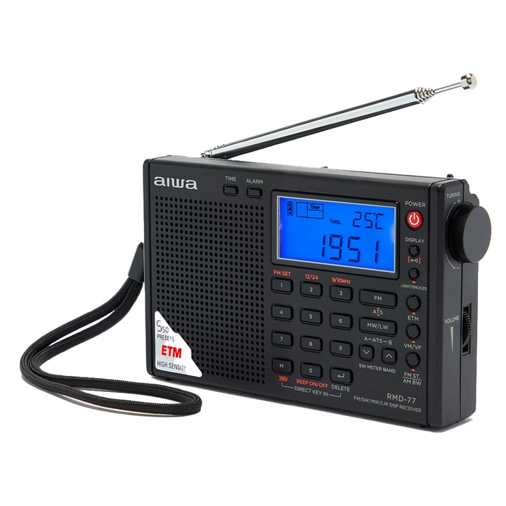 Radio portabil Aiwa RMD-77 Negru - eMAG.ro