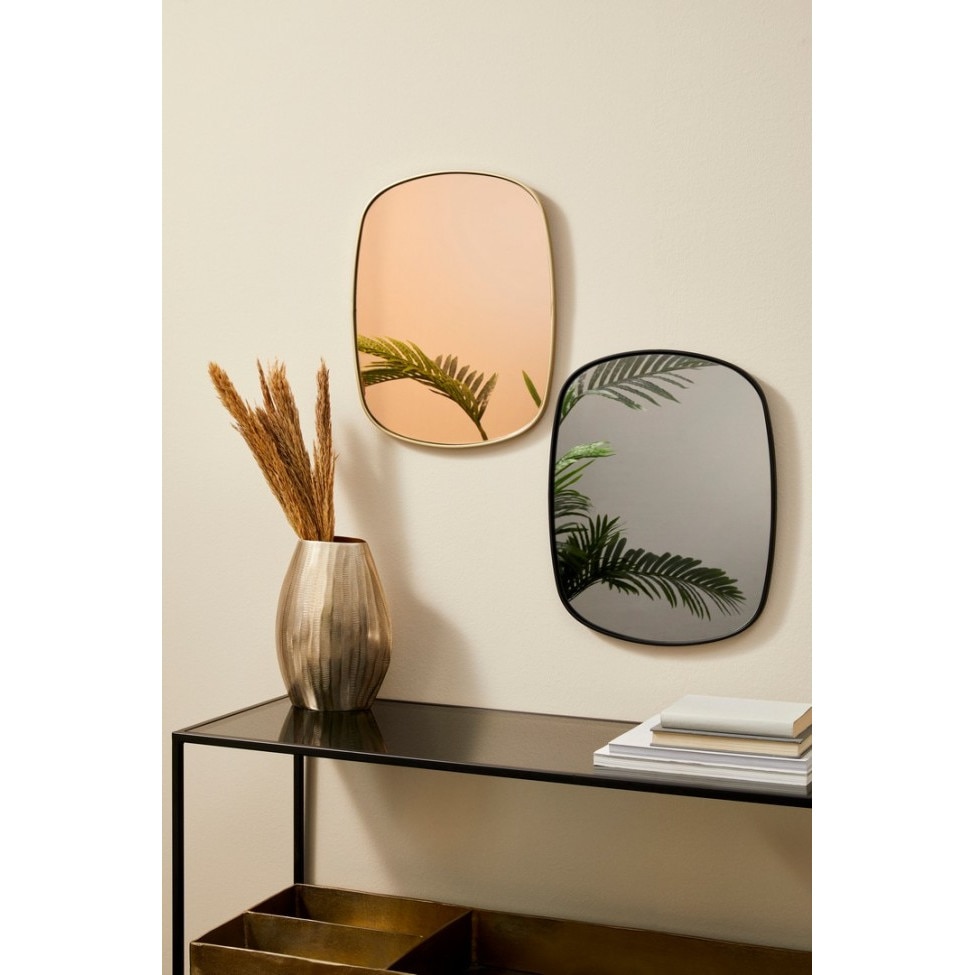 Oglinda perete bronz auriu 40x1.5x50 cm - eMAG.ro