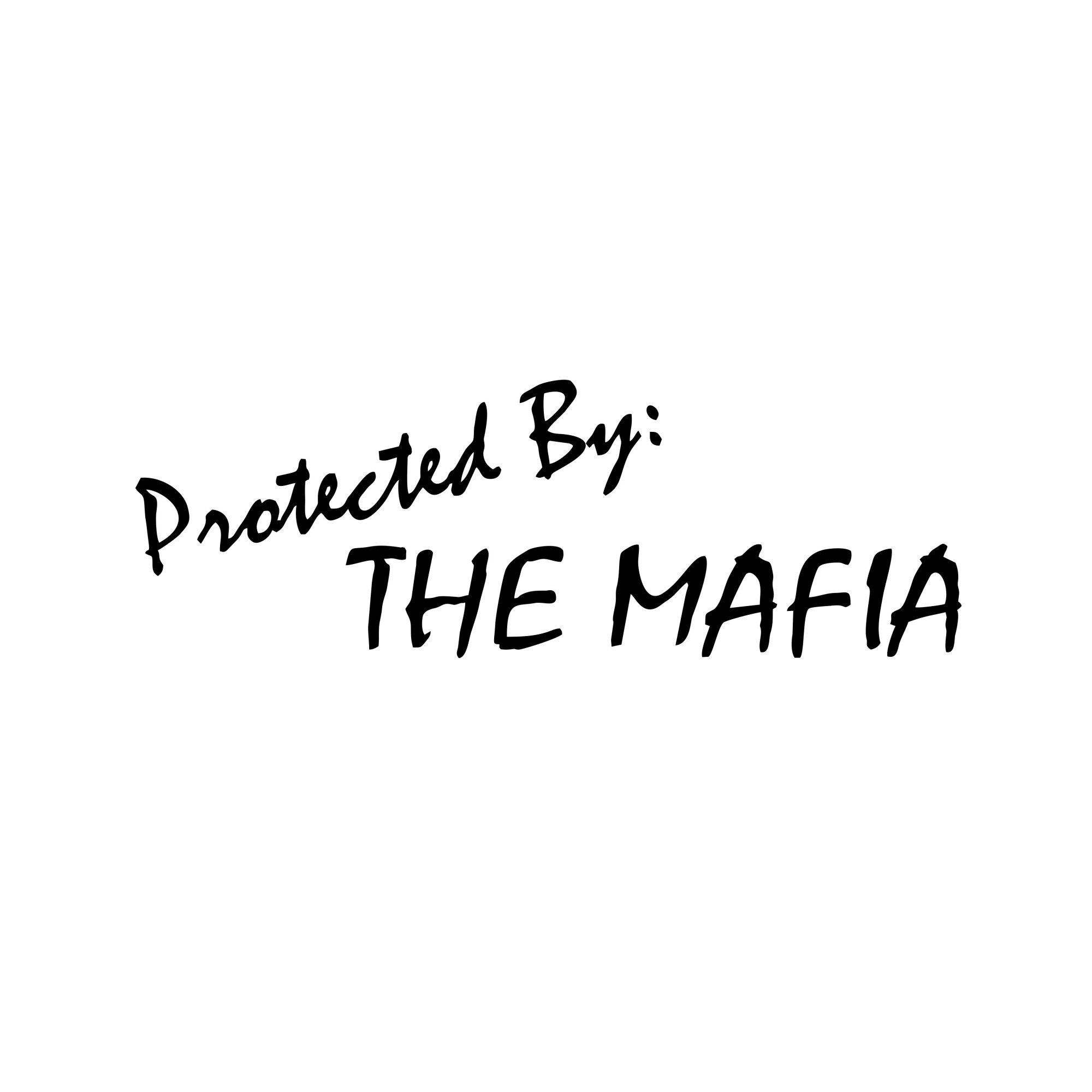 Sticker auto, the mafia, negru,19 x 6 cm - eMAG.ro