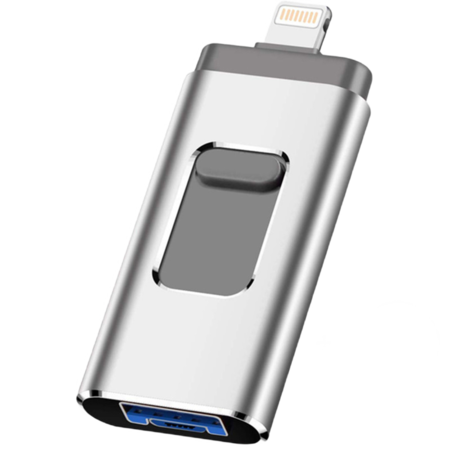 Memorie USB 256 GB 4 in 1, Flash Drive IOS & Android, USB type C, Micro ...