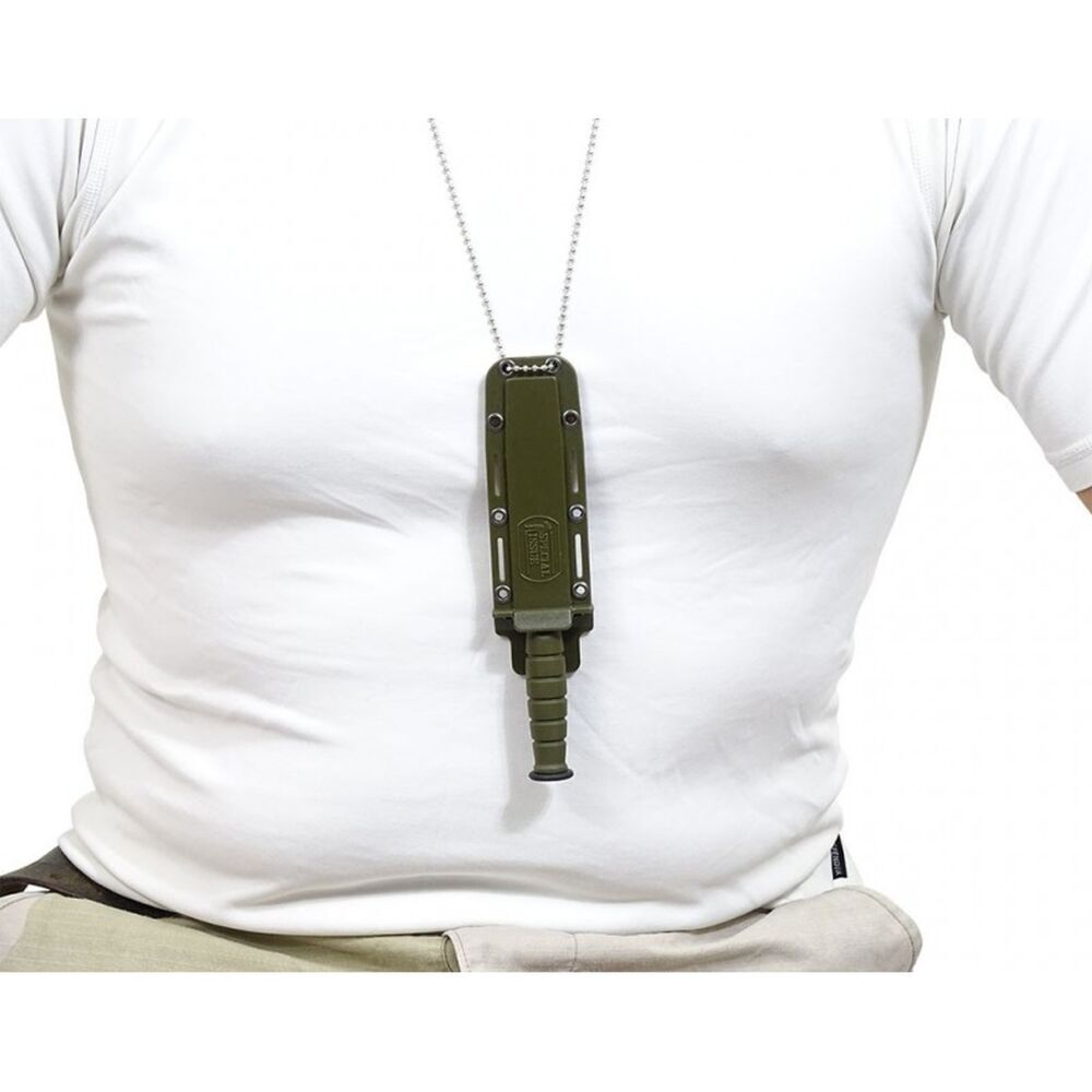 Cutit Tactic de Gat cu Teaca, Lama Fixa, Inox, MT-632DGN - eMAG.ro