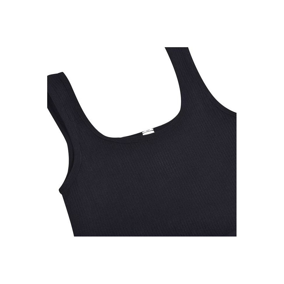 Fekete varrás nélküli bordás felső 13-14 éves gyerekeknek - eMAG.hu