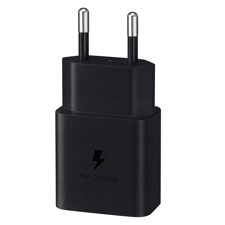 Adaptor Priza Fast Charging 20W USB-C Power Delivery Negru - eMAG.ro