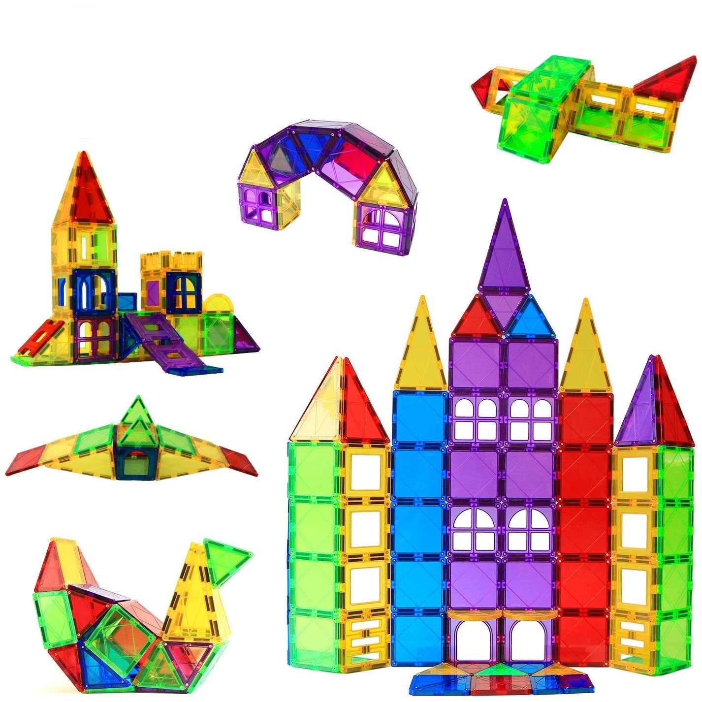 Set de Constructie Magic Magnets, Include 70 de Piese, Magneti ...