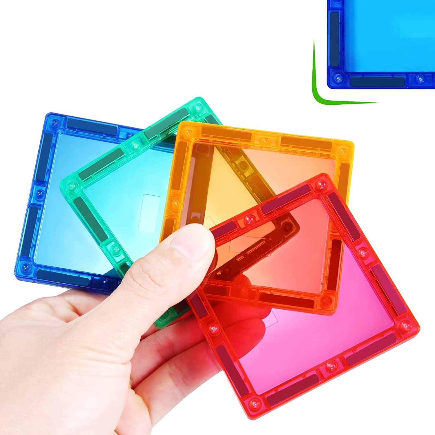 Конструкционен комплект Magic Magnets, включва 70 части, силни магнити ...