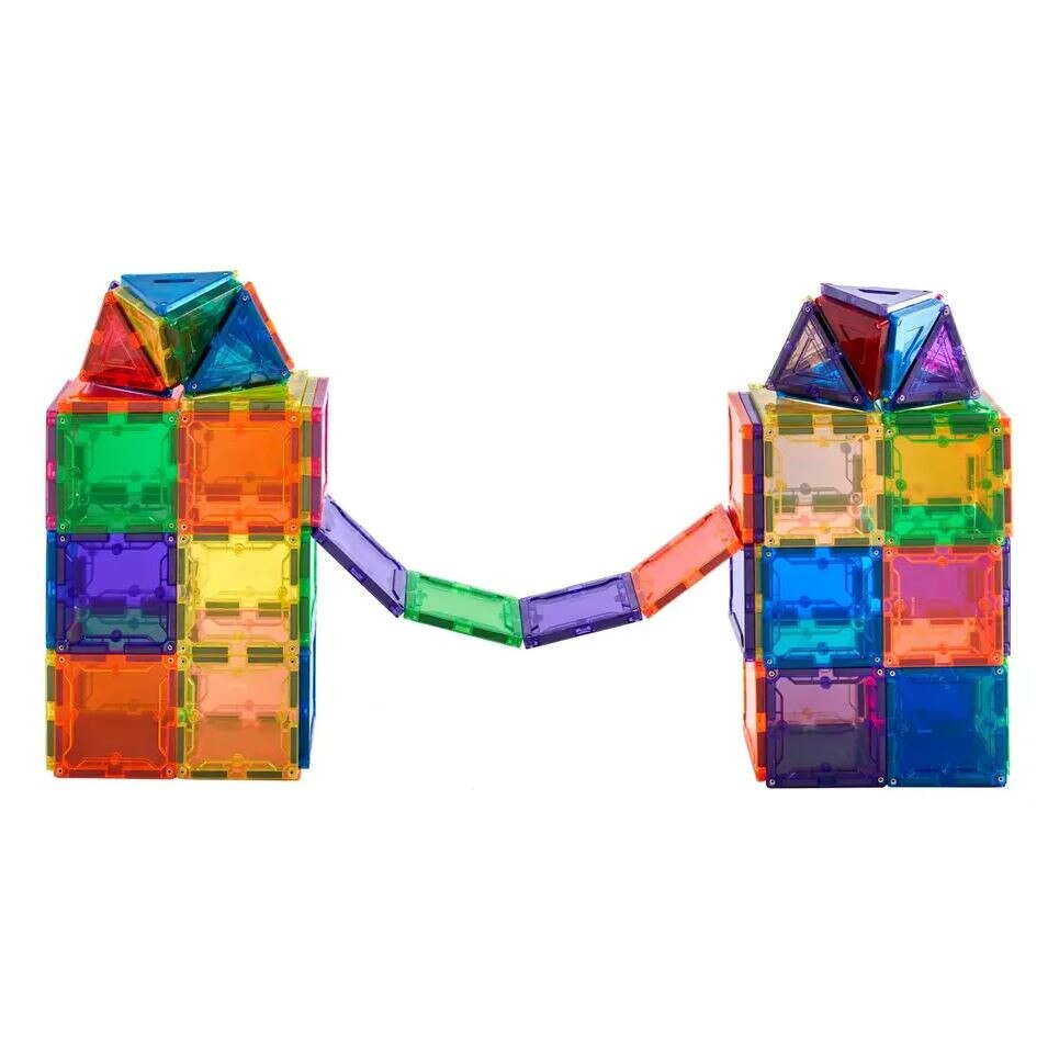 Set de Constructie Magic Magnets, Include 45 de Piese, Magneti ...