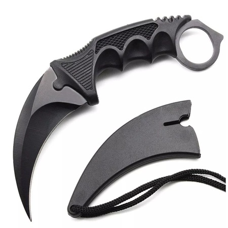 Cutit CS-GO Counter Strike Karambit, Fara Tais, Negru, 19 cm - eMAG.ro