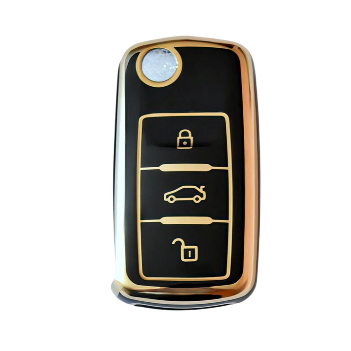 Carcasa protectie cheie auto pentru Volkswagen Polo Golf Passat Beetle ...