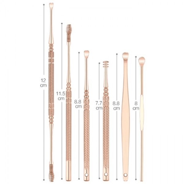 Set 6 instrumente igiena auriculara Focstar, curatare ureeche, tip ...
