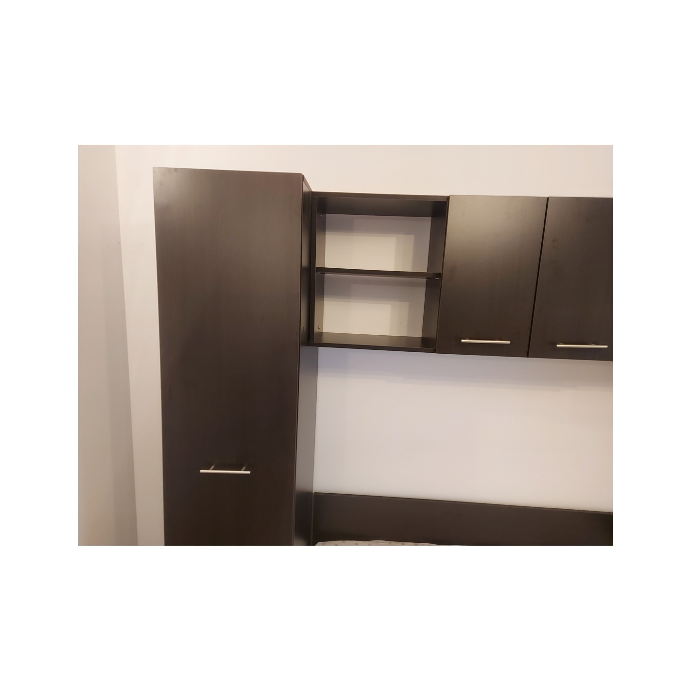 Set Dormitor Giulia, Pat 140x200cm, Culoare Wenge - eMAG.ro