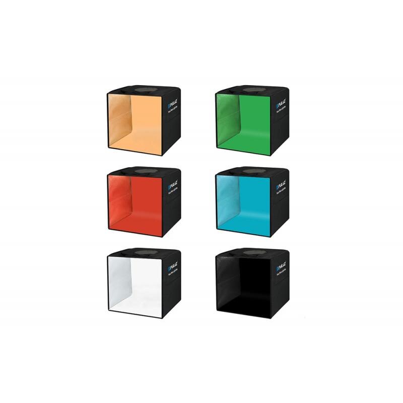 Mini studio portabil Lightbox PU5032B PULUZ, LED-uri incorporate, 24 ...