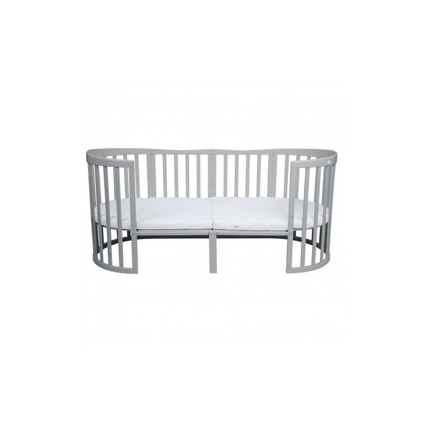 Set Extensie din lemn pentru Patut Junior Waldin Evolutiv 7in1, Rotund ...