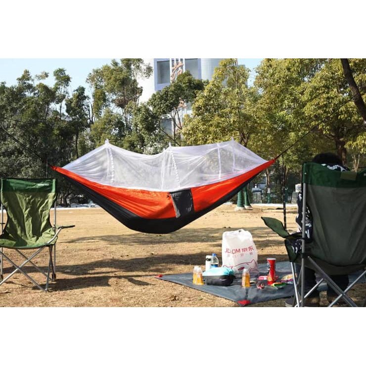 Hamac Potrivit pentru 2 Persoane, 300x200 cm, Material de Tip Parasuta ...