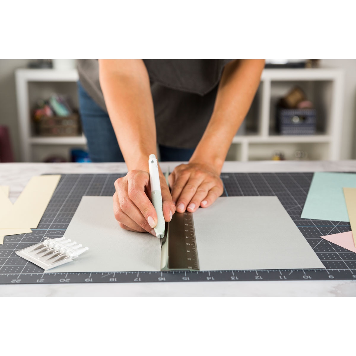 Kit Cutit bisturiu cu 5 lame de schimb, CRICUT, Cricut TrueControl Kit ...