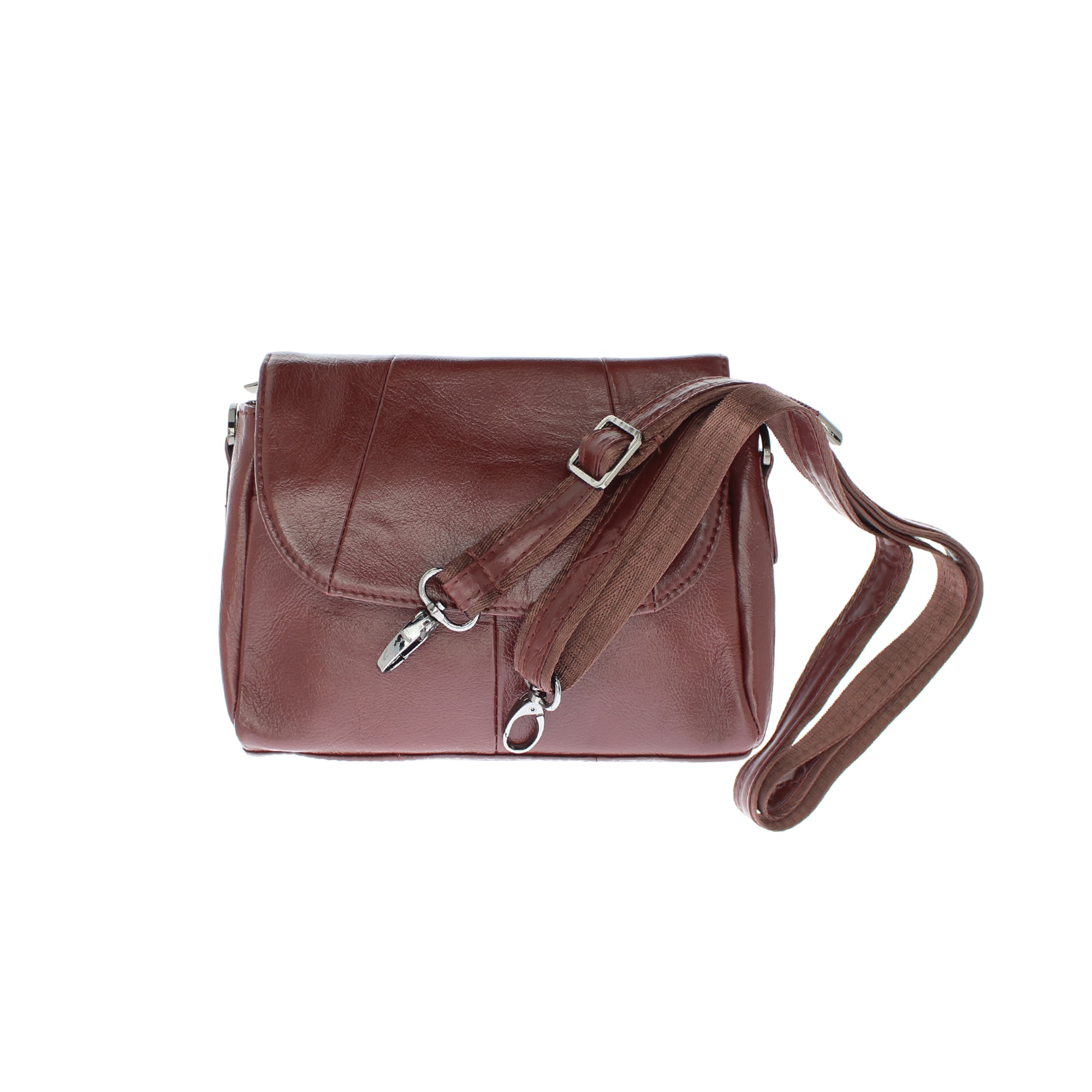 Geanta de umar, dama, din piele naturala, ButicCochet, 21x15x6 cm ...