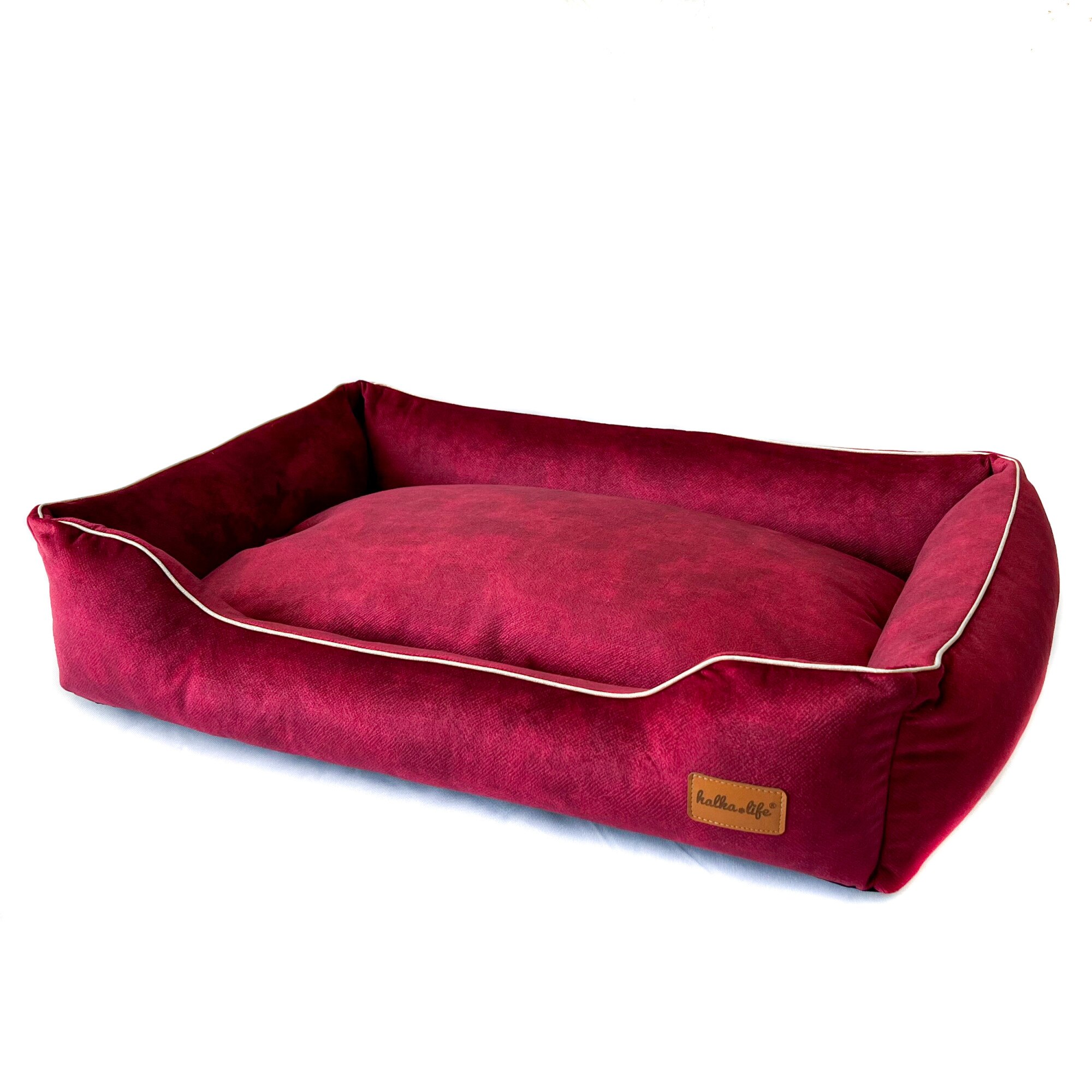 Culcus pentru caini si pisici Halkalife BOOVEL Cerise L, 75x105 cm ...