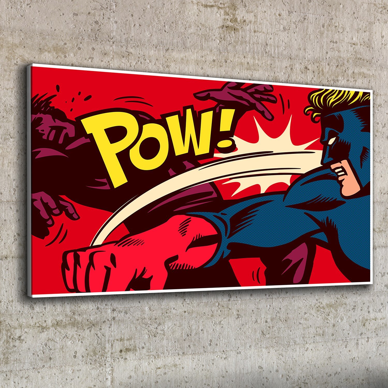 Tablou pe canvas, Coloray, Rama lemn, Pictura Erou Raufacator Benzi ...