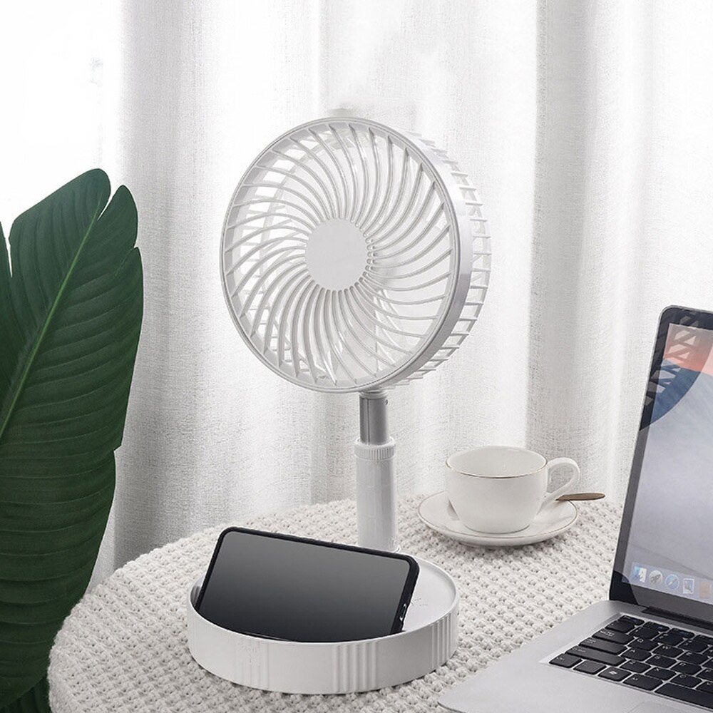 Ventilator portabil pentru birou, NEVERMORE, brat extensibil, pliabil ...