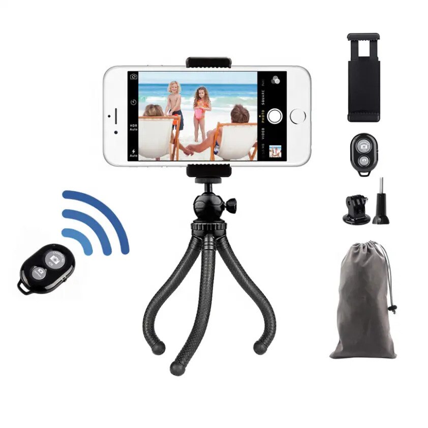 Mini Trepied Portabil, Pentru Camera Sport Si Telefon, Cu telecomanda ...