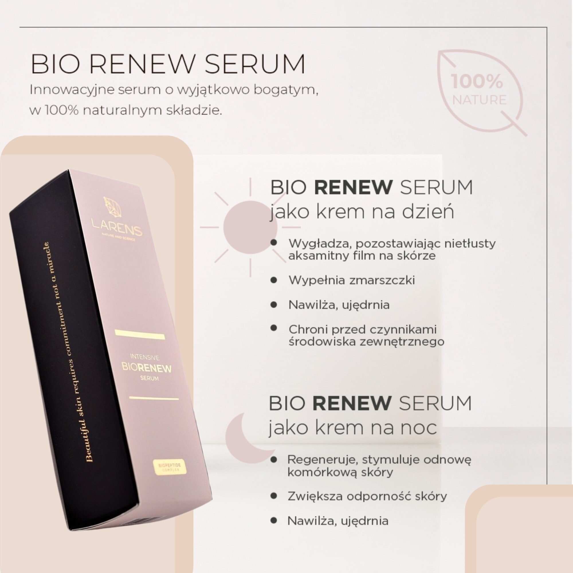 Ser, Larens, Bio Renew, 50 ml - eMAG.ro