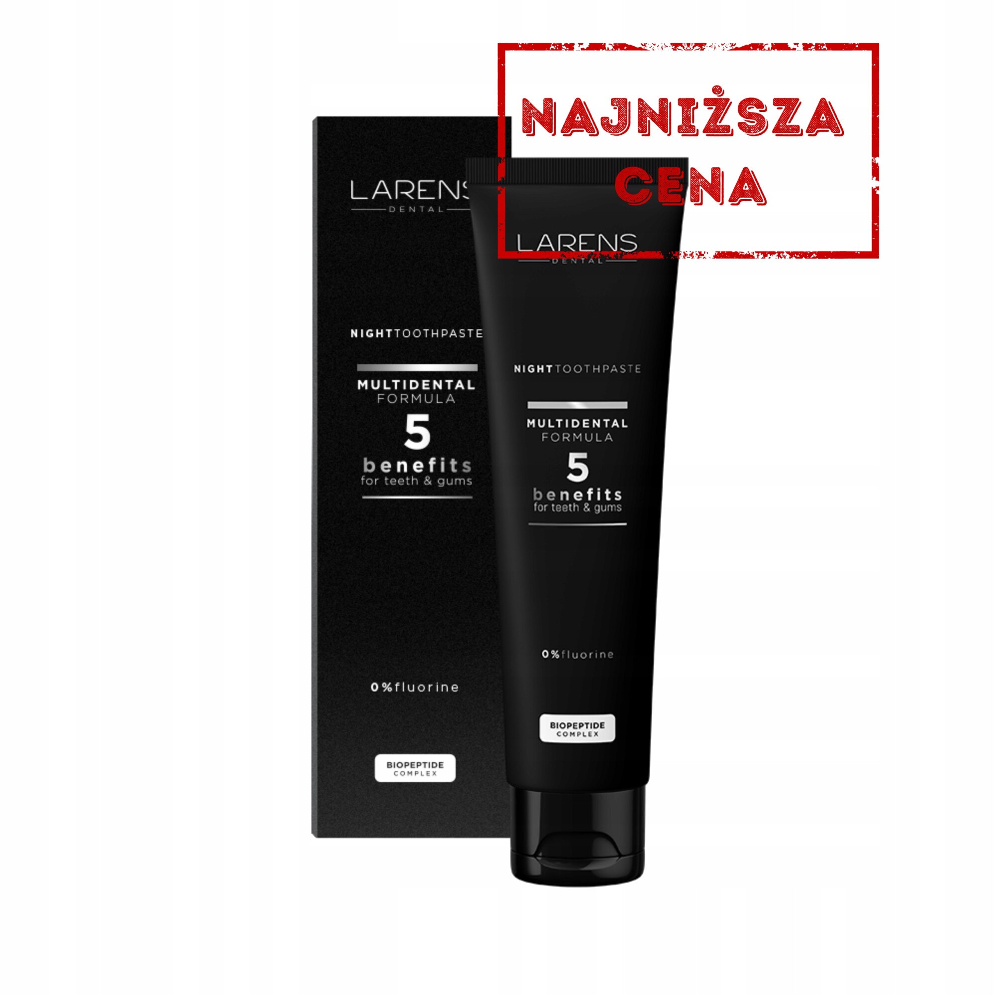 Pasta de dinti, Larens, Fara fluor, 100ml - eMAG.ro