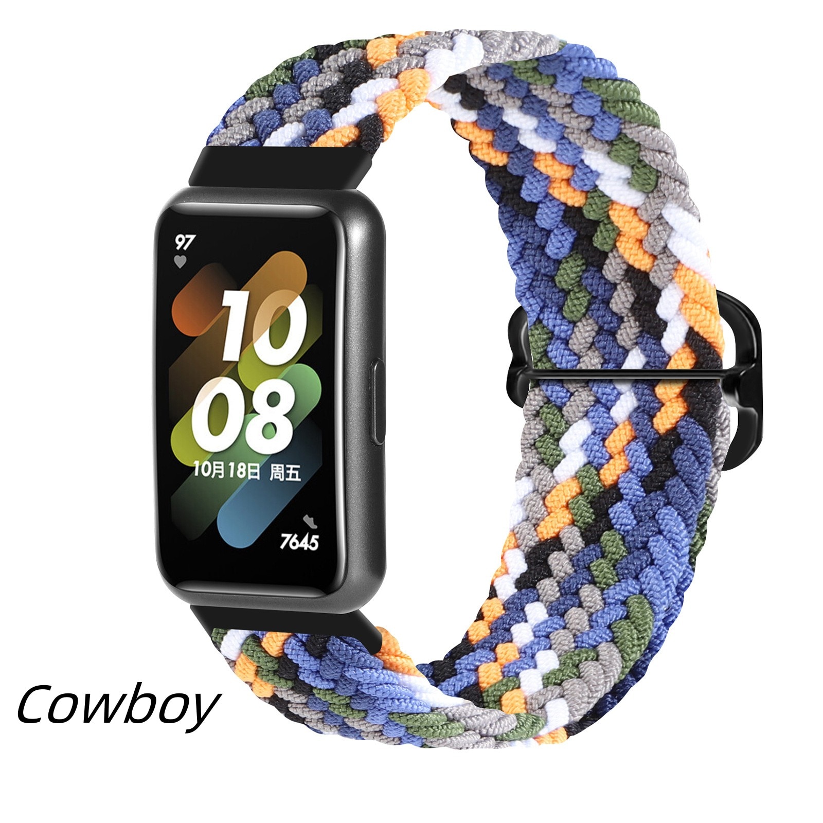 Bratara pentru smartwatch, Nylon, Compatibil cu Huawei Watch Fit ...