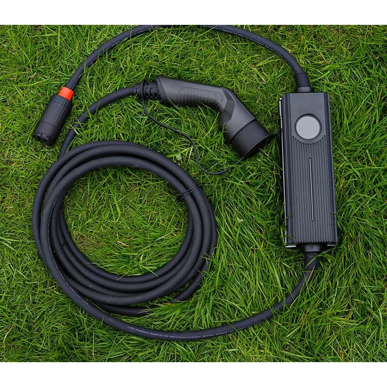 Incarcator auto electric portabil trifazic, Extralink BS-PCD050, 32A ...