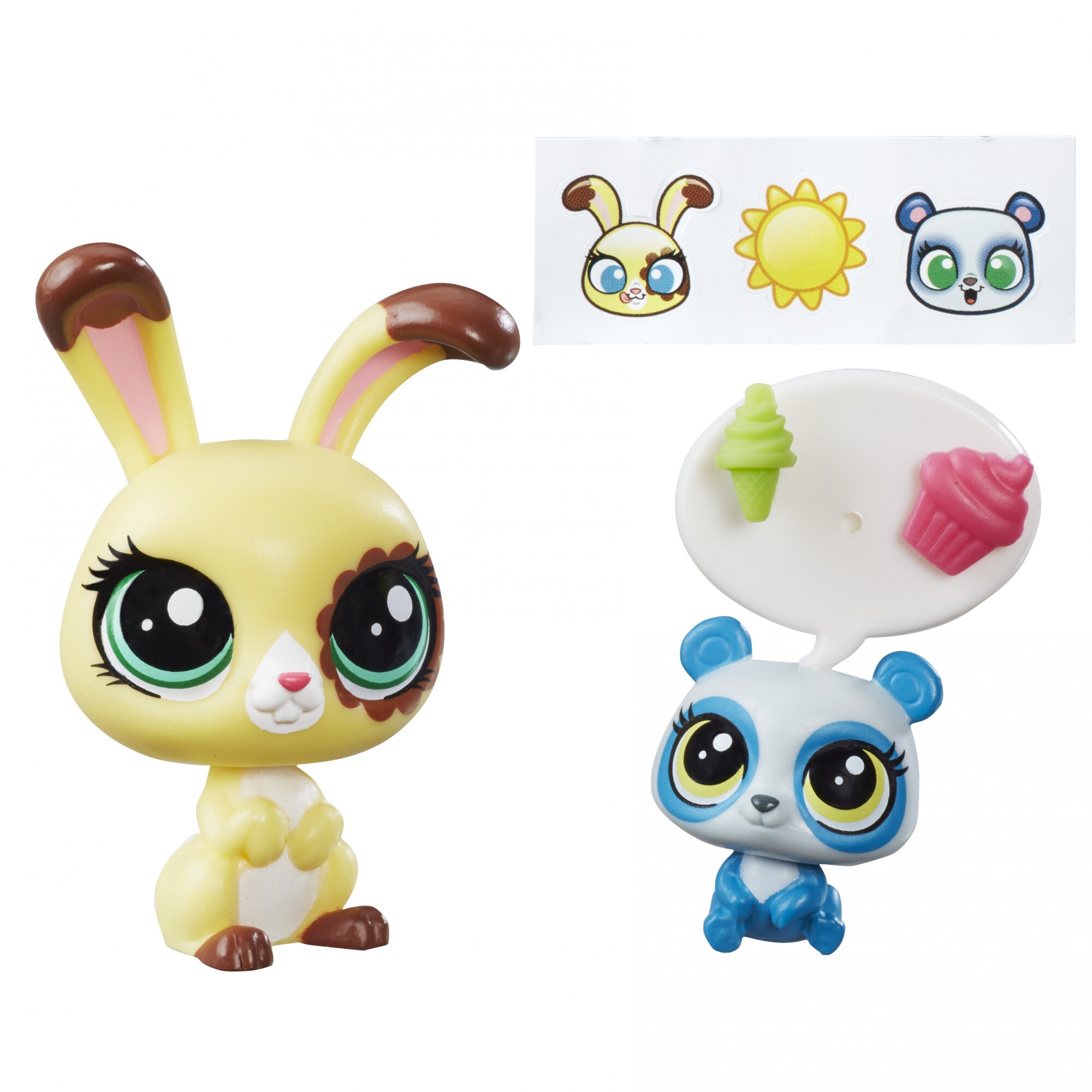 Set 2 figurine Littlest Pet Shop, Buttercream and Bear - eMAG.ro