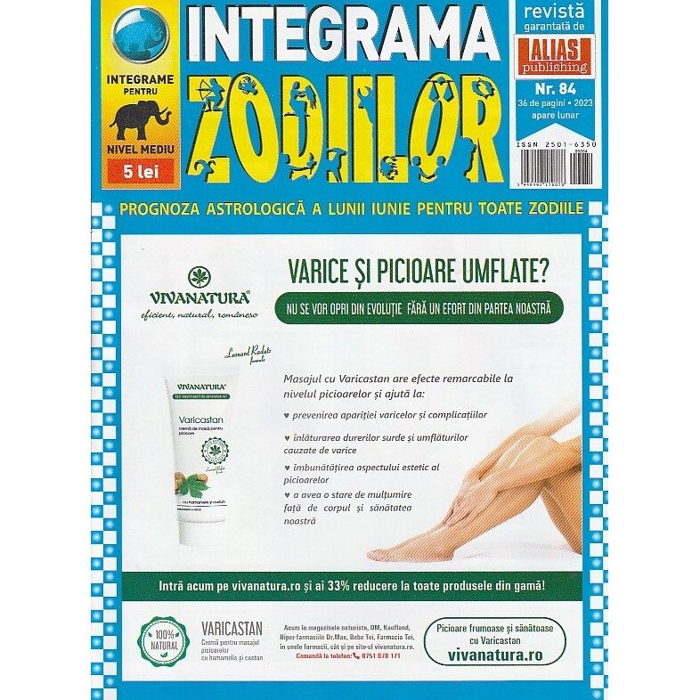 Integrama zodiilor 84 - nivel mediu - eMAG.ro