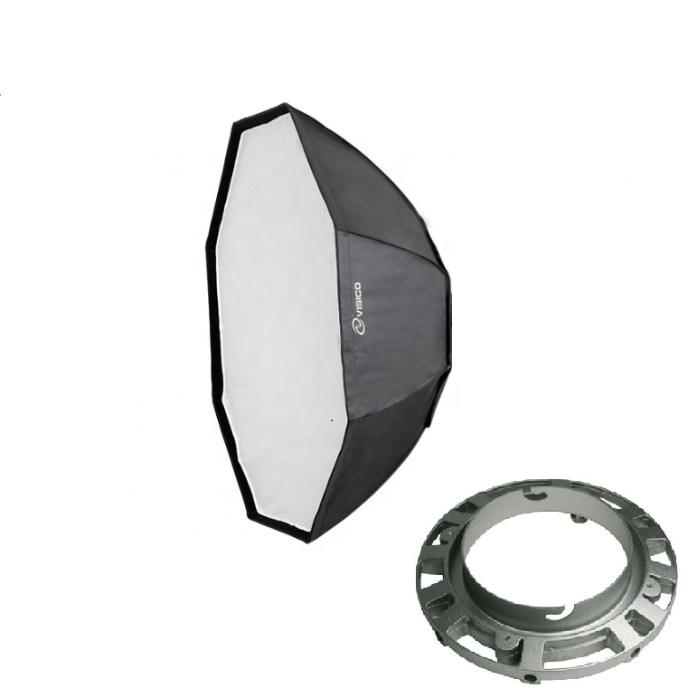 Softbox Visico SB-035 octogonal octobox 80cm cu grid honeycomb montura ...