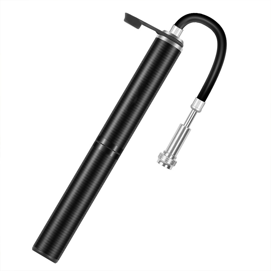 Pompa de aer manuala, sundiguer, pentru umflat roti, portabil, negru ...