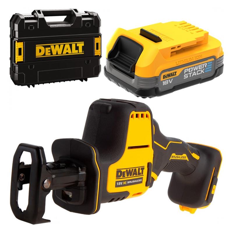 Fierastrau sabie Dewalt DCS369E1T, 18V, cu acumulator - eMAG.ro